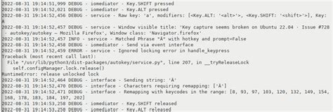 Key Capture Seems Broken On Ubuntu 2204 · Issue 728 · Autokeyautokey · Github