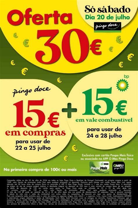 Antevisão Pingo Doce Poupe A Dobrar Só Sábado Com 15€ 15€ Oferta 20 De Julho O Caça Promoções