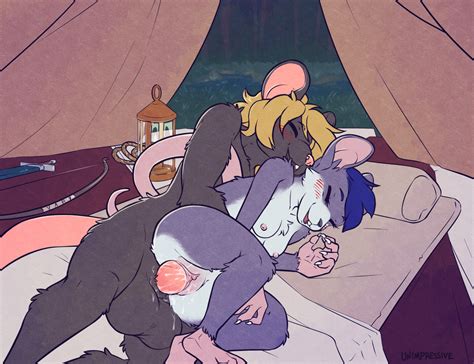 rule 34 anthro balls big balls black body black fur blonde hair blue