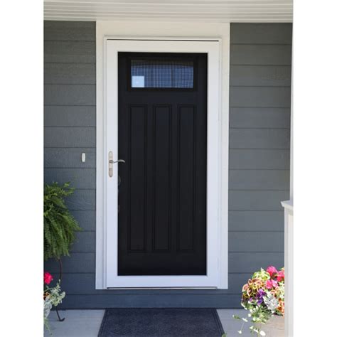 Lowes Custom Storm Doors Easy Vent Double French Door Storm Door