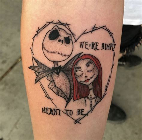 100 Unique Jack And Sally Tattoos The Nightmare Before Christmas Artofit