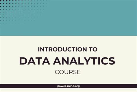 Introduction To Data Analytics Course Find Your Perfect Course