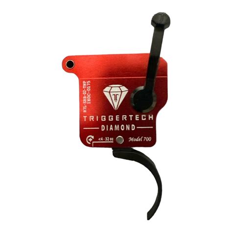 Triggertech Rem 700 Diamond Trigger Pro Curved Left Hand