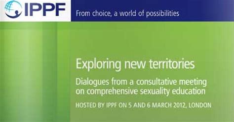 Exploring New Territories Dialogues On Comprehensive Sexuality