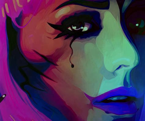 Artstation Neon Nymph Artworks