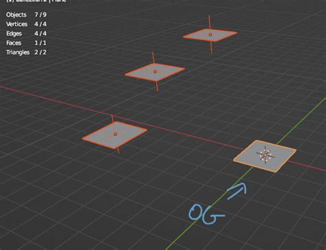viewing mesh statistics while in object mode user interface
