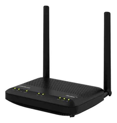 Modem Optico Pon Lan 2p Giga 1p Optica Hg6145d Intelbras Preto Preto