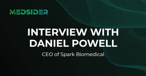 Balancing Innovation With Practical Outsourcing Interview With Spark Biomedical Ceo Daniel