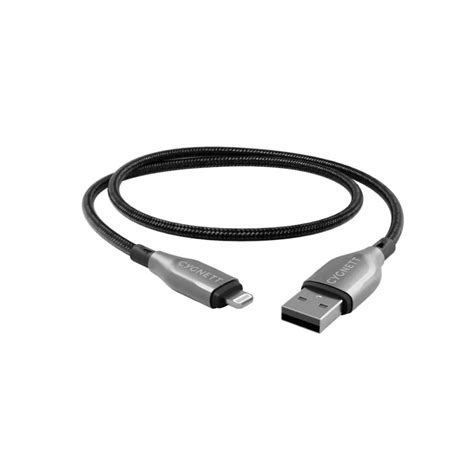 Cygnett Armoured 1m Lightning To Usb A Cable Black Electronics