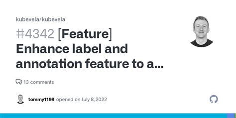 Feature Enhance Label And Annotation Feature To All Managed Resources Not Only Pods · Issue