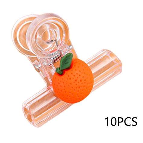 Acdanc 10 Pcs Chip Clipsfun And Playful Cartoon Bag Clipsstrong Clamping Power Bag Clips For