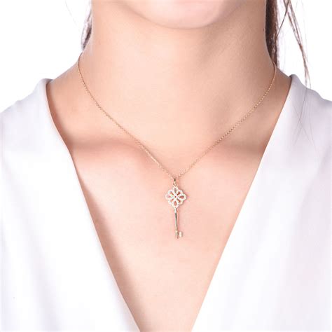 Diamond Key Pendant Temple And Grace Thailand