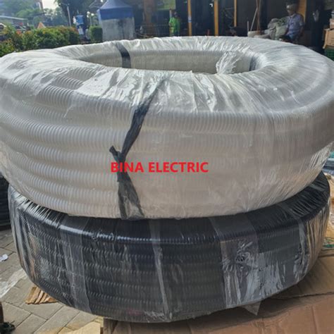 Jual Selang Fleksibel Conduit 20mm Flexibel Conduit Meteran Eceran Hitam Jakarta Pusat