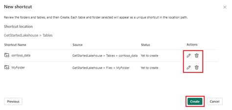 Onelake 바로 가기 만들기 및 관리 Microsoft Fabric Microsoft Learn