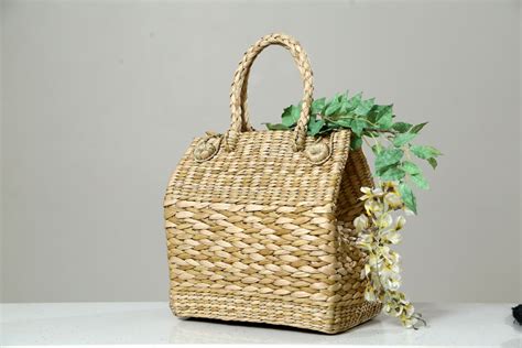 Seagrass Picnic Basket Sustainable Ting Home Decorz Store