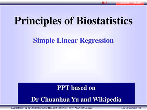 Ppt Principles Of Biostatistics Simple Linear Regression Powerpoint Presentation Id6005491
