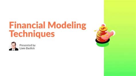 Financial Modeling Techniques Goskills