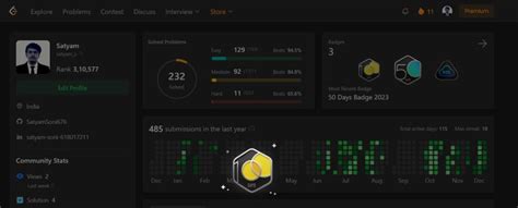 Satyam Soni On Linkedin Leetcode Codingjourney Achievementunlocked Programminglife