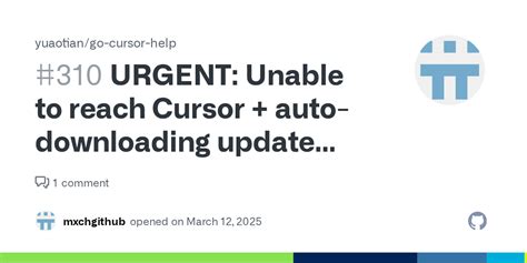Urgent Unable To Reach Cursor Auto Downloading Update · Issue