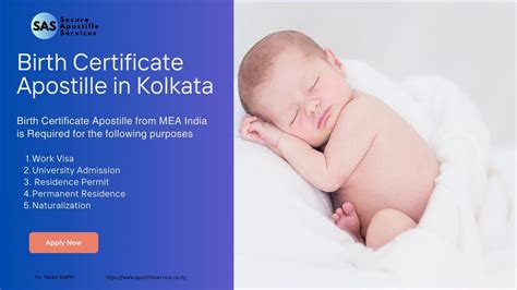 Birth Certificate Apostille In Kolkata Secure Apostille Service