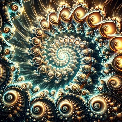 “a Recursive Self Replicating Fractal That Expands Infinitely Each Layer Reveals New Patterns