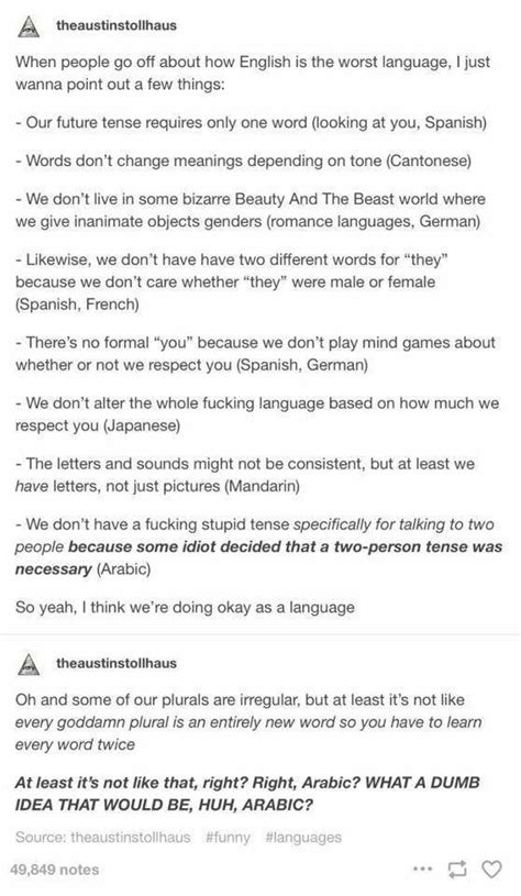 Languages Rtumblr