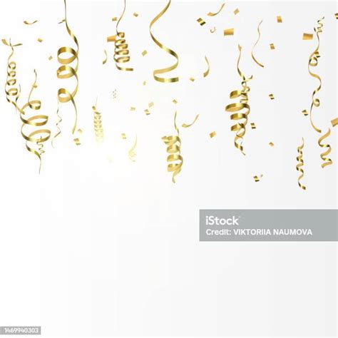 검은 색 배경에 고립 된 금 뱀과 색종이 벡터 그림입니다 3차원 형태에 대한 스톡 벡터 아트 및 기타 이미지 3차원 형태 Celebrate Brooklyn