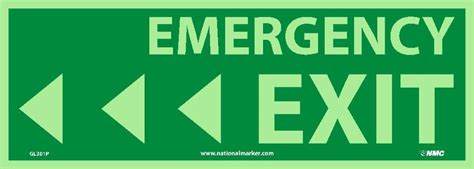 EMERGENCY EXIT SIGN GL R