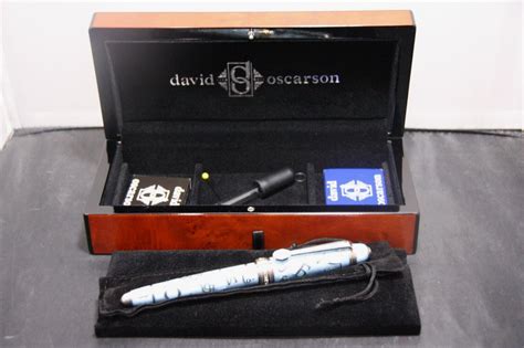 David Oscarson Bittner World Alphabet Fountain Pen 0130 Rare Look