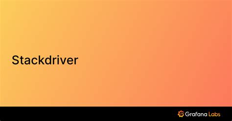Stackdriver Plugin For Grafana Grafana Labs