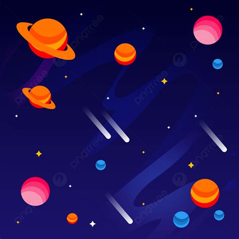공간 배경 및 다채로운 행성 패턴입니다 배경 우주 무늬 배경 일러스트 및 사진 무료 다운로드 Pngtree