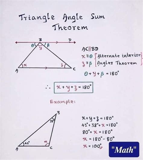 Triangle Angle Sum And Trigonic Problem Worksheet