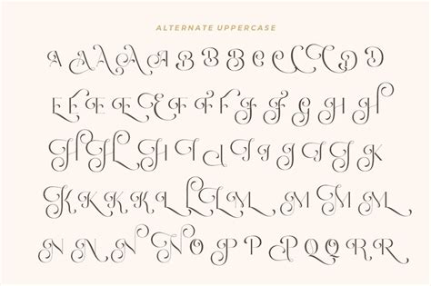 Romantic Font Svg Otf Dxf Fonts Cricut Fonts Elegant Etsy