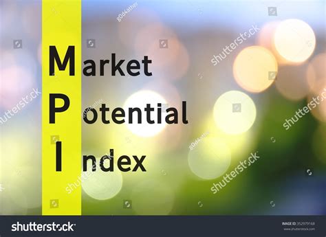Acronym Mpi Market Potential Index Background Stock Illustration 352979168 Shutterstock