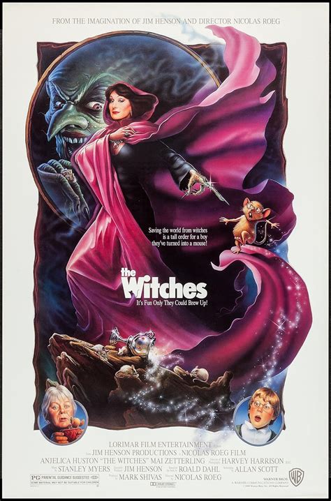 The Witches Original 1990 Rolled 27x41 One Sheet Movie Poster Anjelica