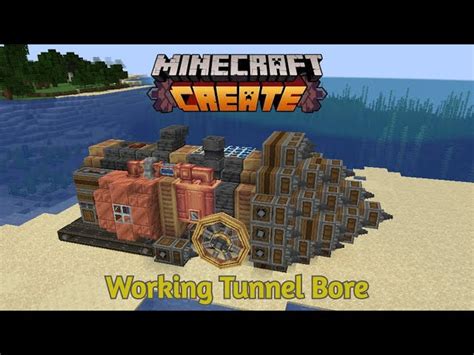 Create Mod Tunnel Bore Minecraft Map