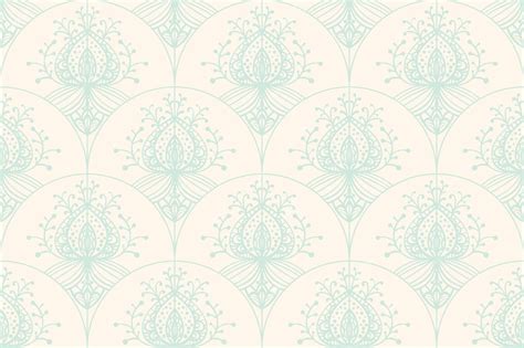 Premium Vector Abstract Geometric Tile Seamless Pattern With Flowers Fun Card Ornamental