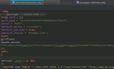 how to find hacked joomla files
