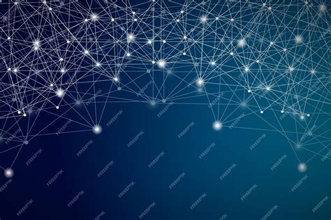 Premium Vector Abstract Network Technology Background