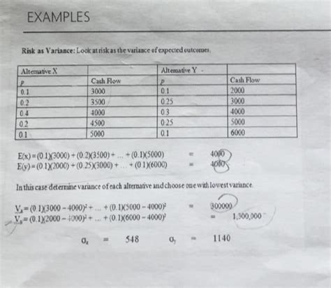 Solved Risk As Variance Look At Risk As The Variance Of Chegg Com