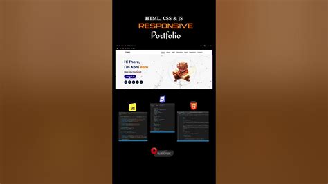 responsive portfolio webdesign webdevelopment responsivewebdesign html css javascript