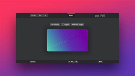 Calculating A Linear Gradient For A Set Degree On Canvas Using Javascript Javascript Coding