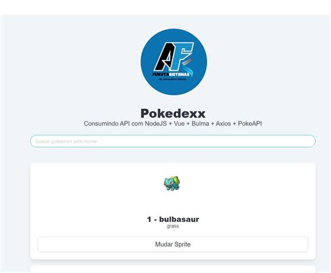 Projeto Em Vuejs Nodejs Axios Bulma Pokeapi Objetivo Ajudar A Comunidade No Dev De