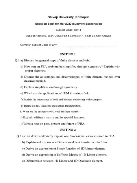 finite element analysis pdf