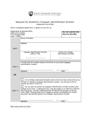 SSN Or ITIN Doc Template PdfFiller