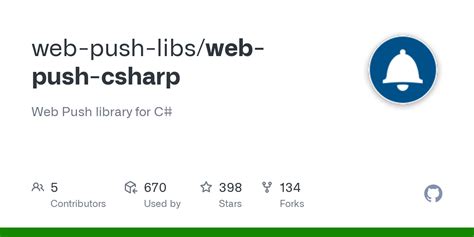 GitHub Web Push Libs Web Push Csharp Web Push Library For C