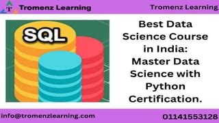 Databases SQL For Data Science With Python PPT