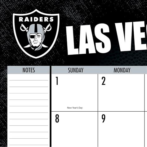 Printable 20202021 Lasvegas Raiders Schedule Las Vegas Raiders 2021
