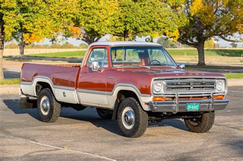 1973 Dodge W200 Power Wagon Adventurer Sport 4×4 360 For Sale On Bat
