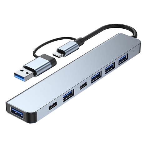 Multiport Usb Hub Port Usb C Splitter Expander For Pc Laptop